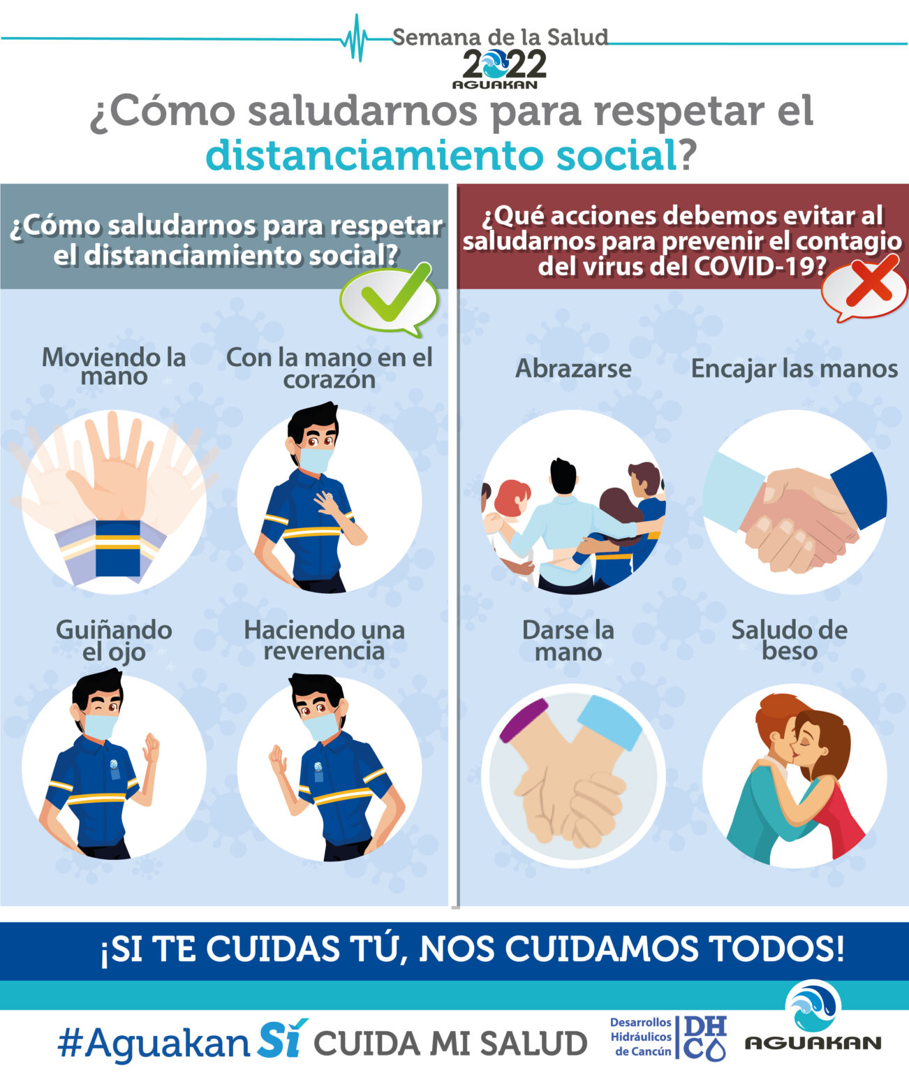 Seguridad 360°: ¿Cómo saludarnos para respetar el distanciamiento social?